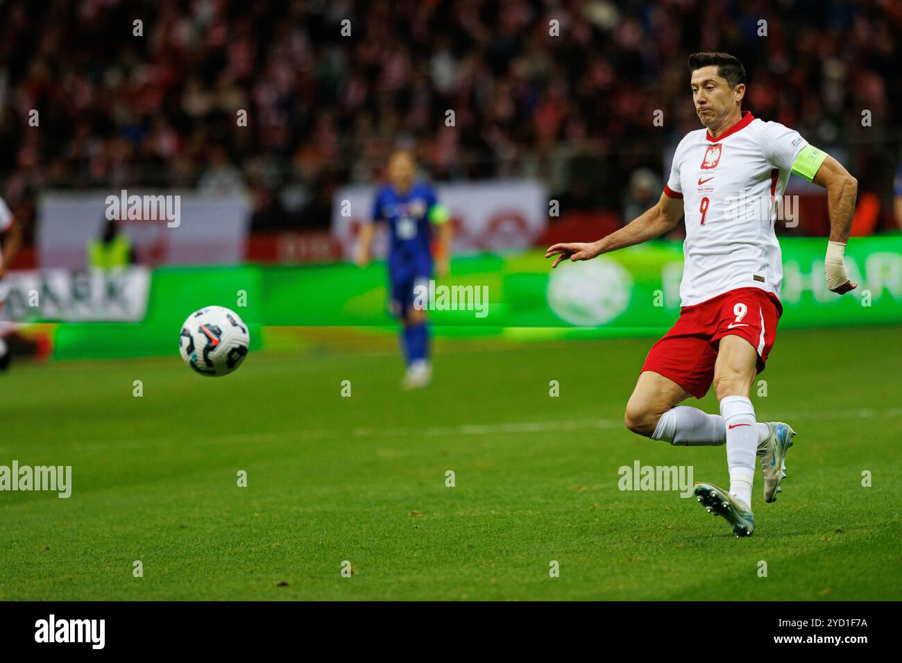 Robert Lewandowski seen during UEFA Nations League game between ...