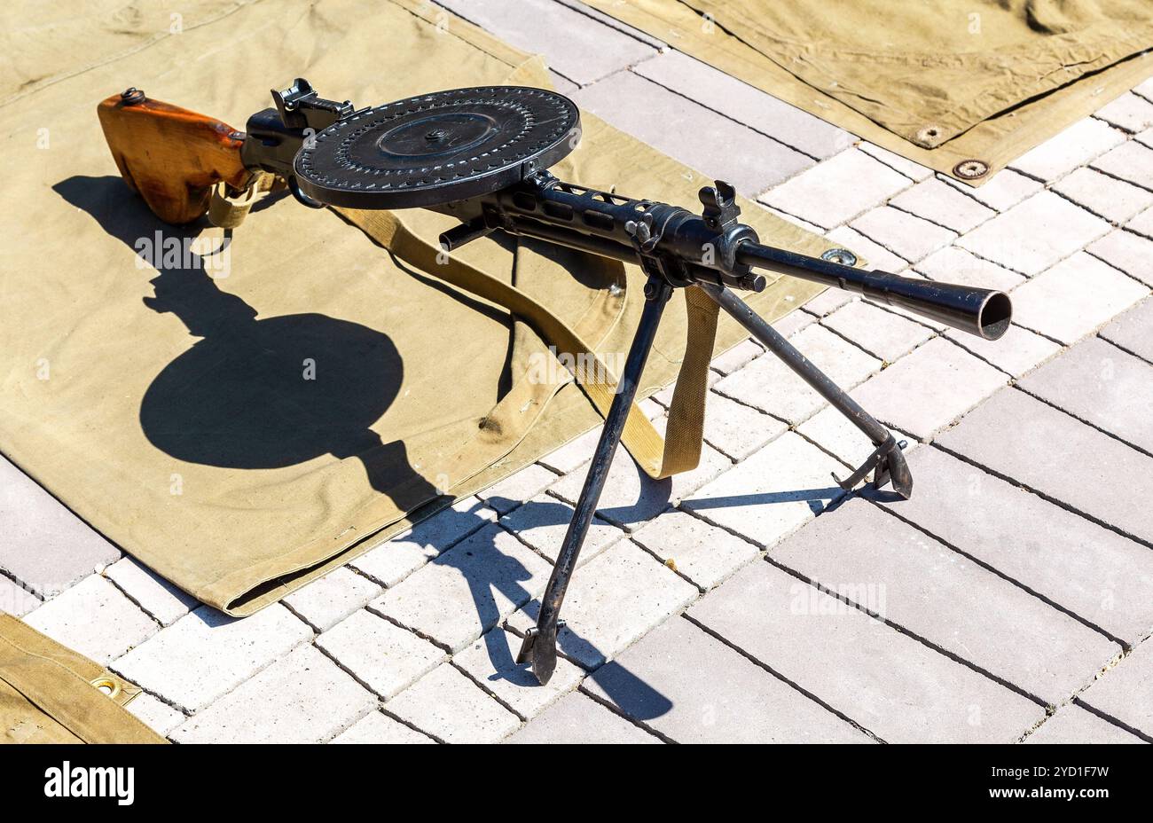Soviet Degtyarev light machine gun Stock Photo - Alamy
