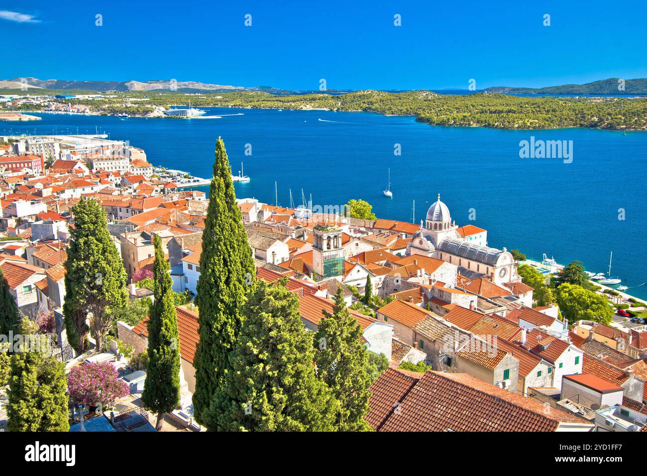 UNESCO town of Sibenik historic waterfront Stock Photo - Alamy