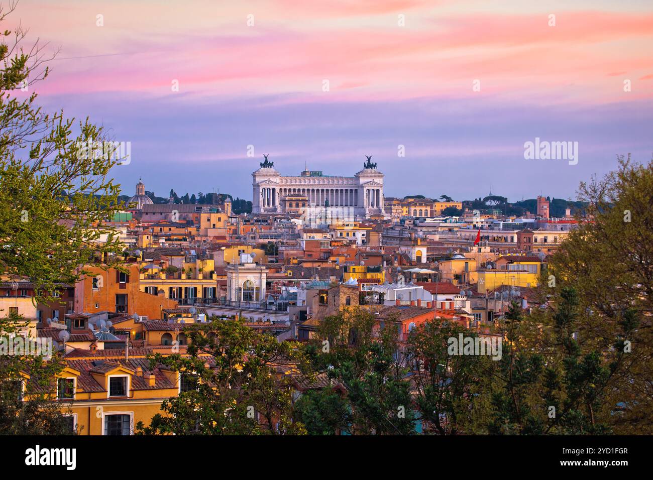 Rome italy sunset evening hi-res stock photography and images - Alamy