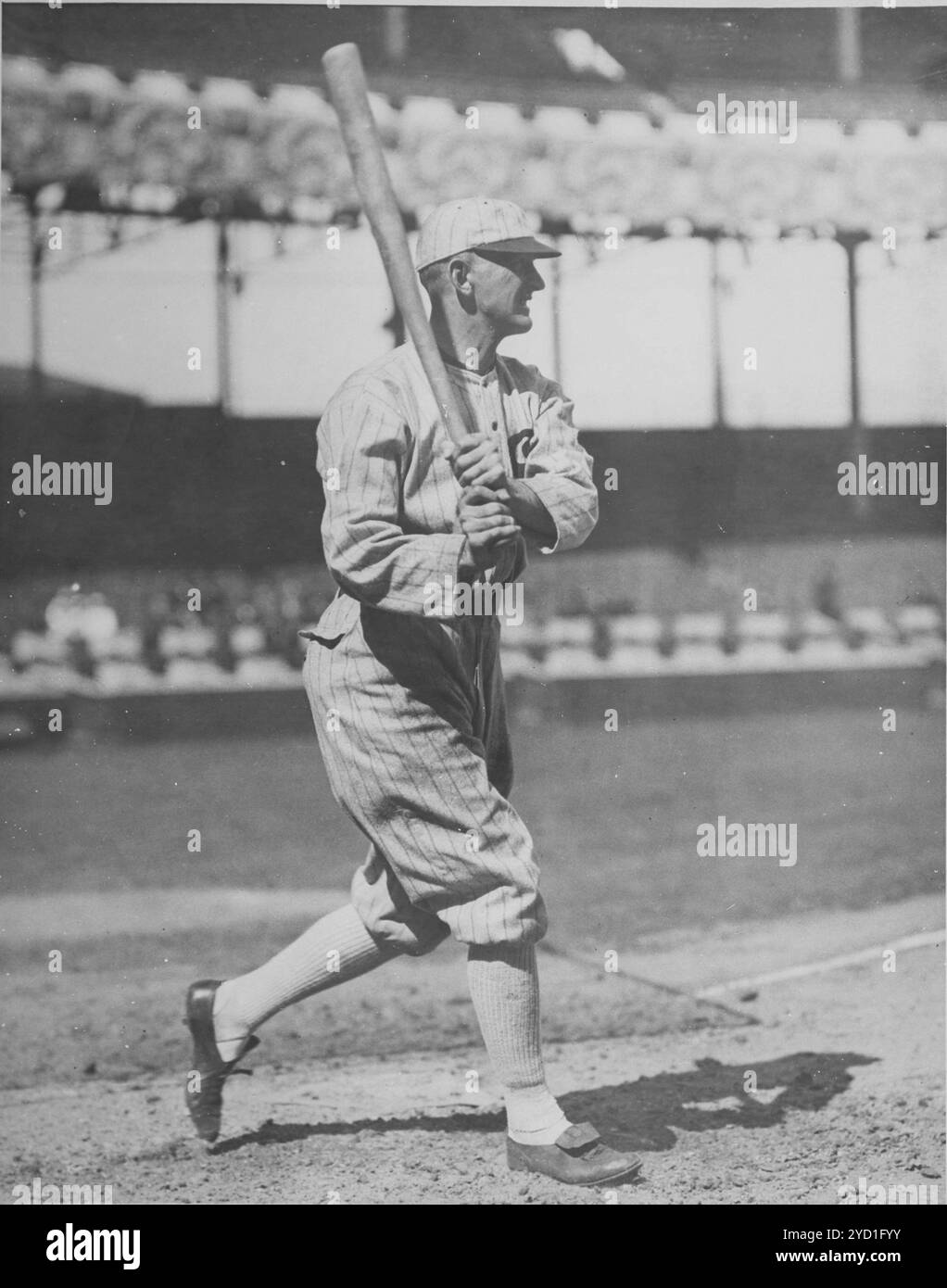 "Shoeless Joe" Jackson with bat at plate. Original Photograph by ...