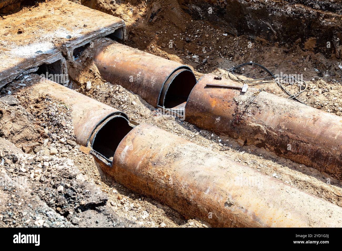 Old drainage pipes hi-res stock photography and images - Alamy