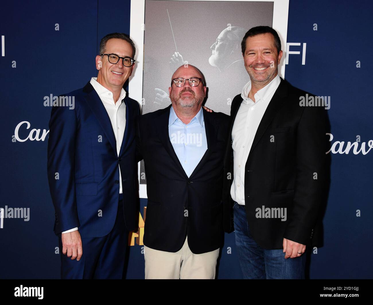 HOLLYWOOD, CALIFORNIA - OCTOBER 23: (L-R) Darryl Frank, co-president of ...