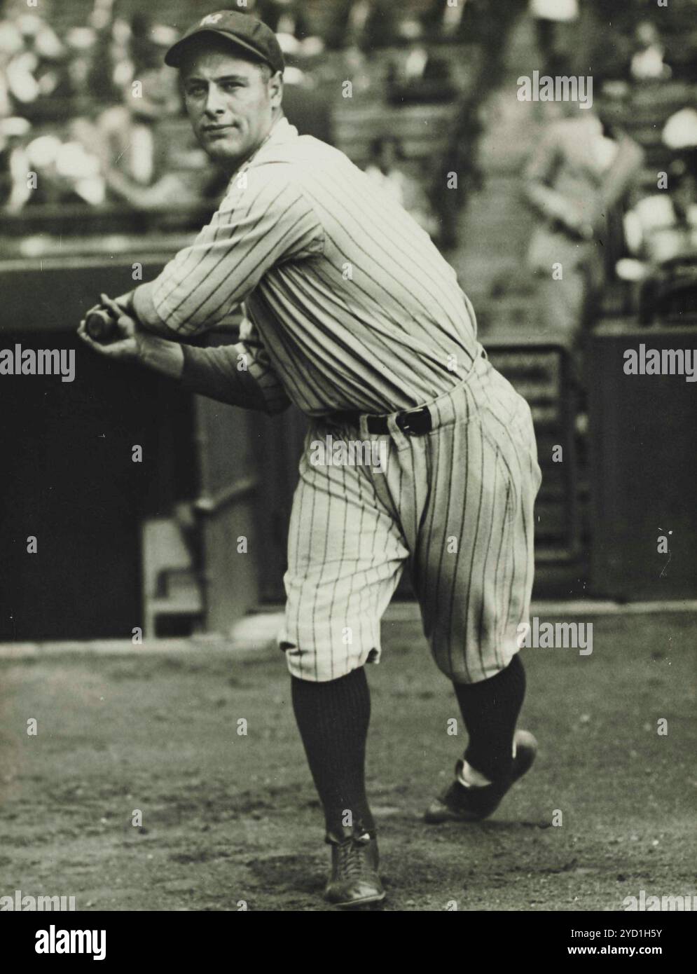 Lou Gehrig as a member of the New York Yankees, c.1920s. Photograph by ...