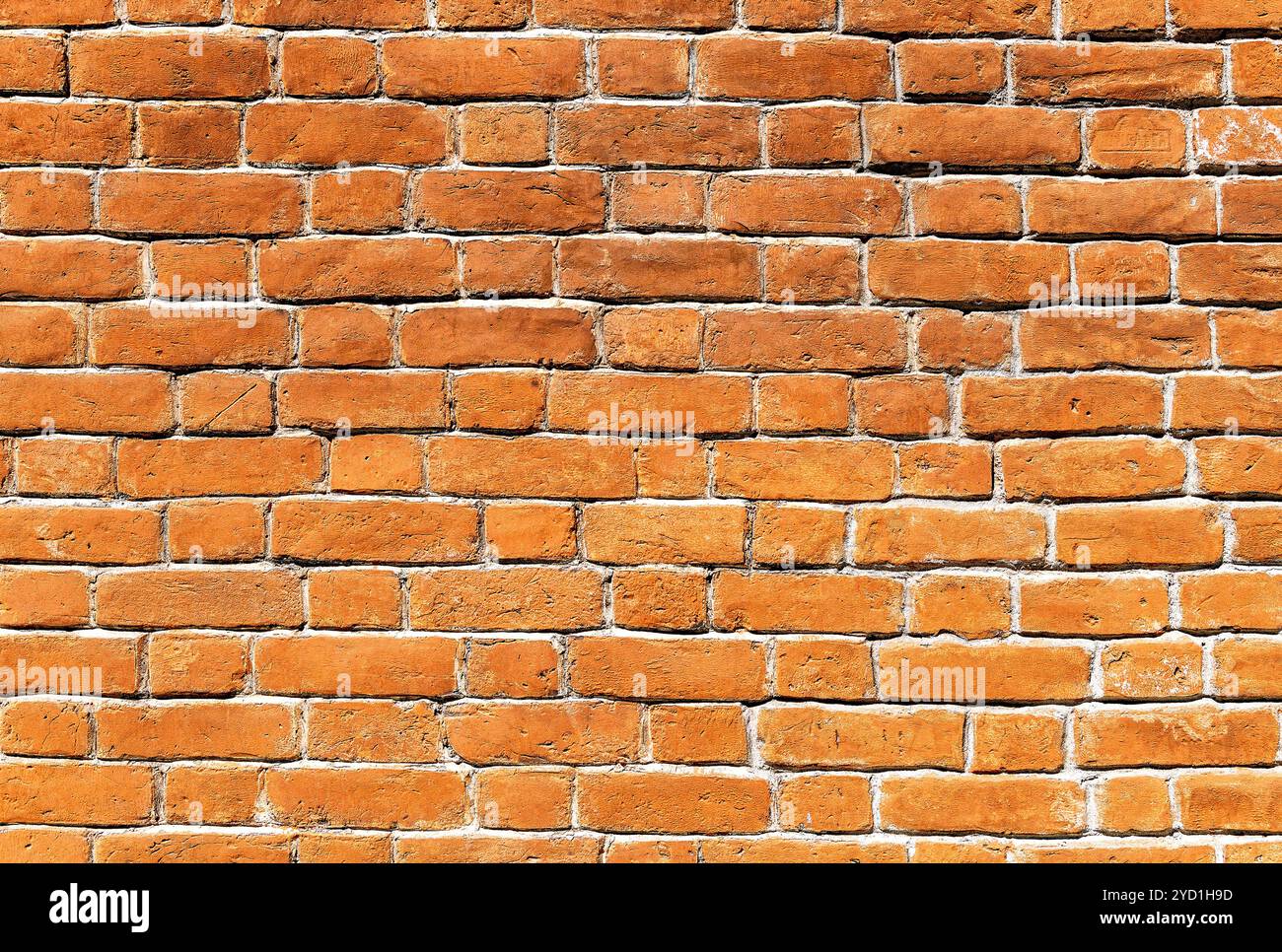 Weathered red brick wall as background texture Stock Photo - Alamy