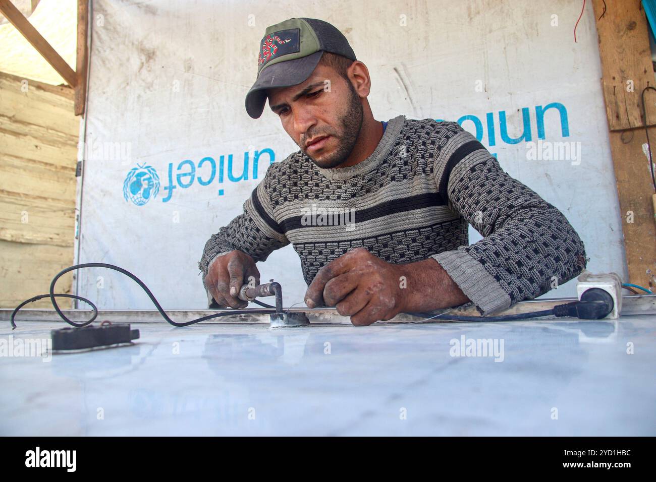 Palestine, Gaza. 24th Oct, 2024. (int) muhammad hamad, a palestinian ...