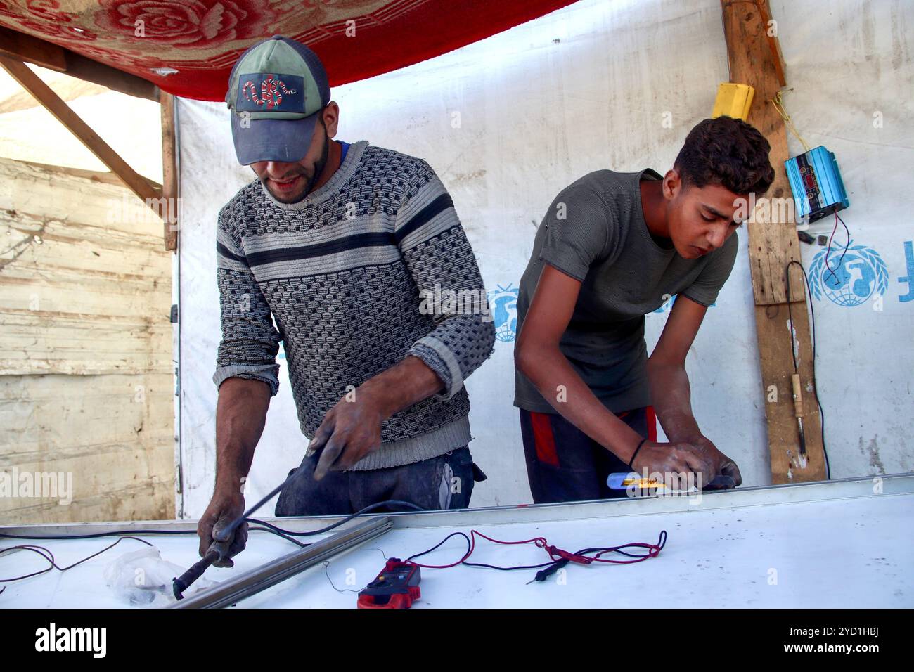 Palestine, Gaza. 24th Oct, 2024. (int) muhammad hamad, a palestinian ...