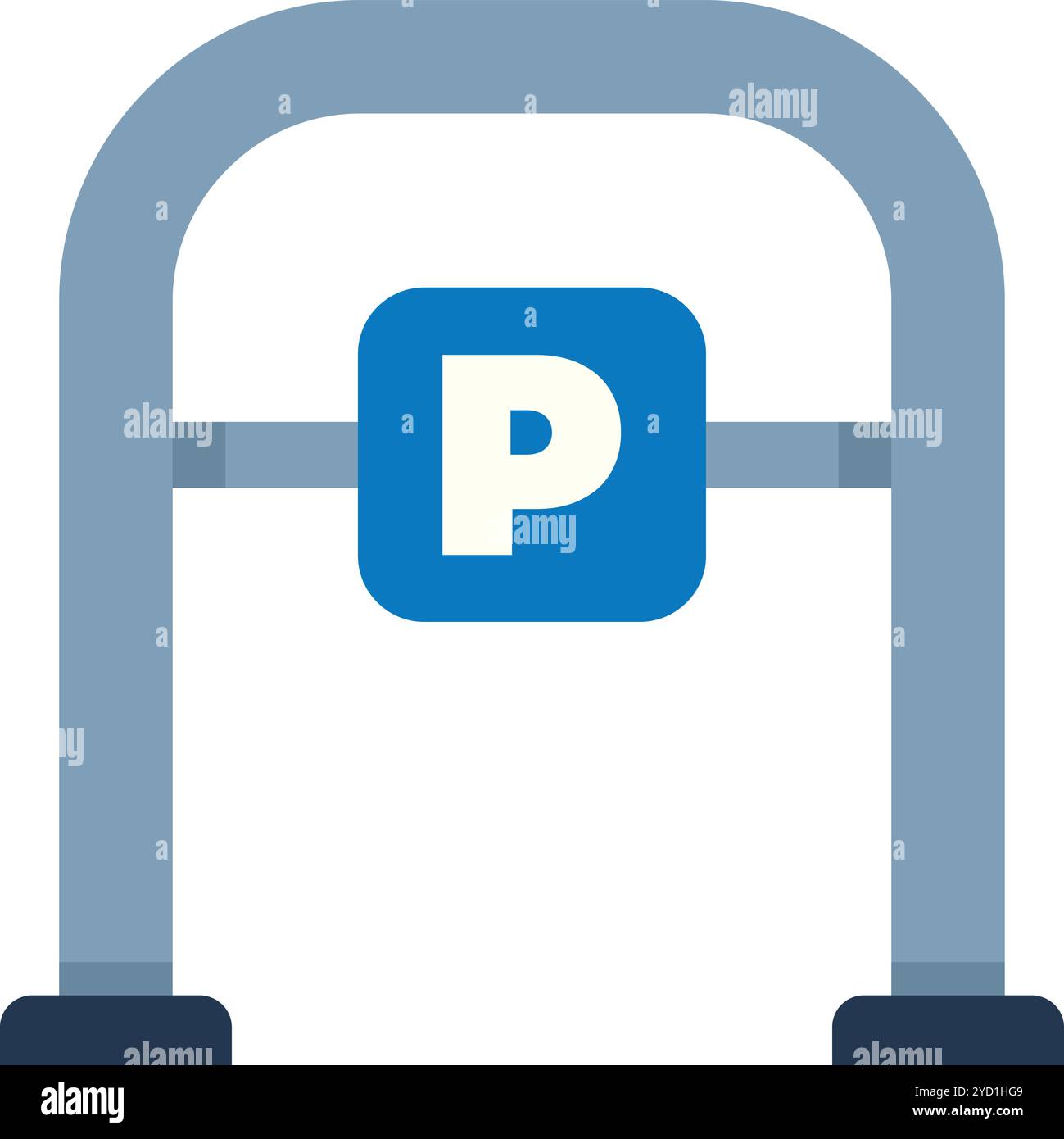 Parking sign indicating an available parking spot Stock Vector Image ...
