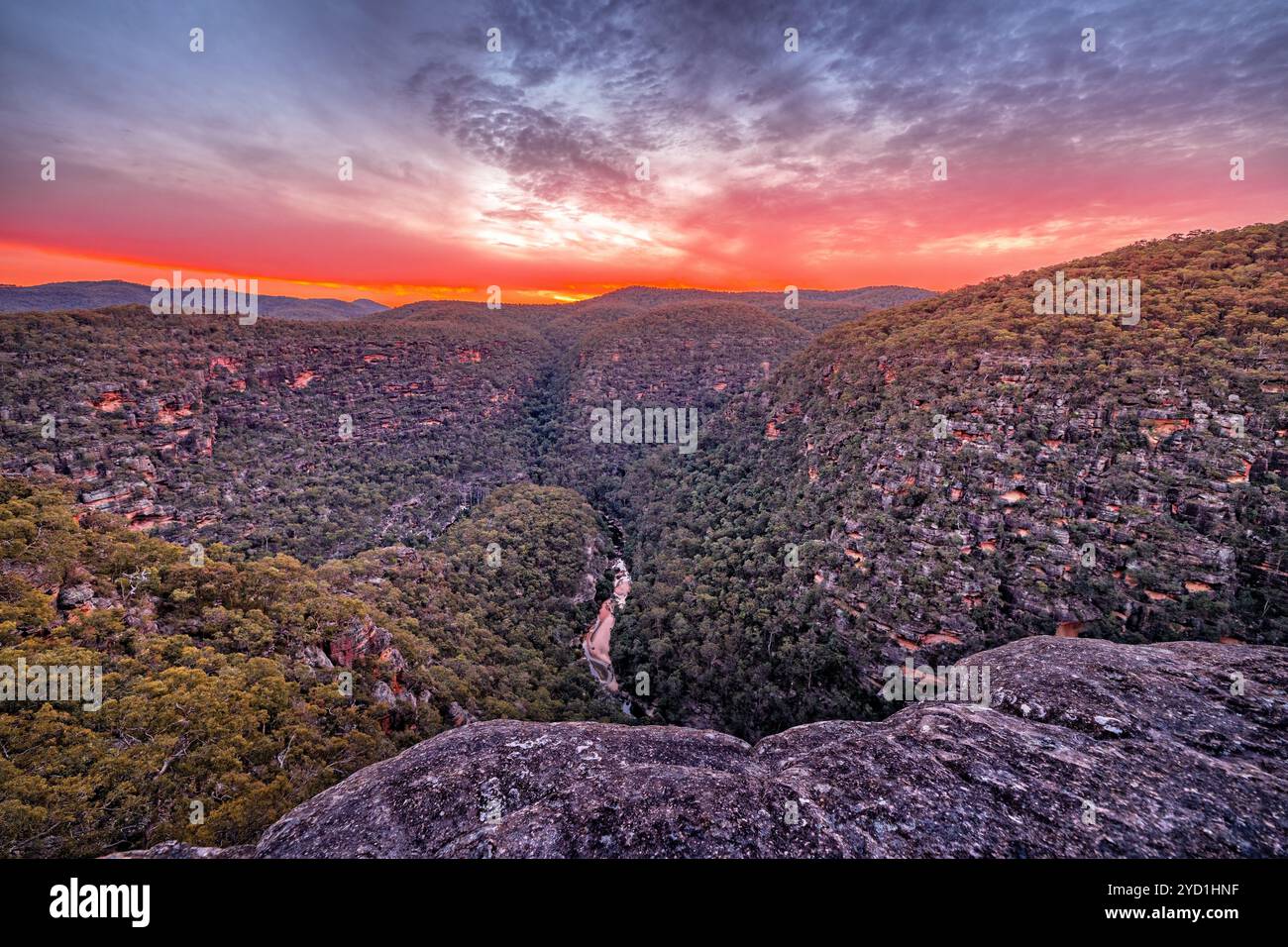 Trees sunset granite rock hi-res stock photography and images - Alamy
