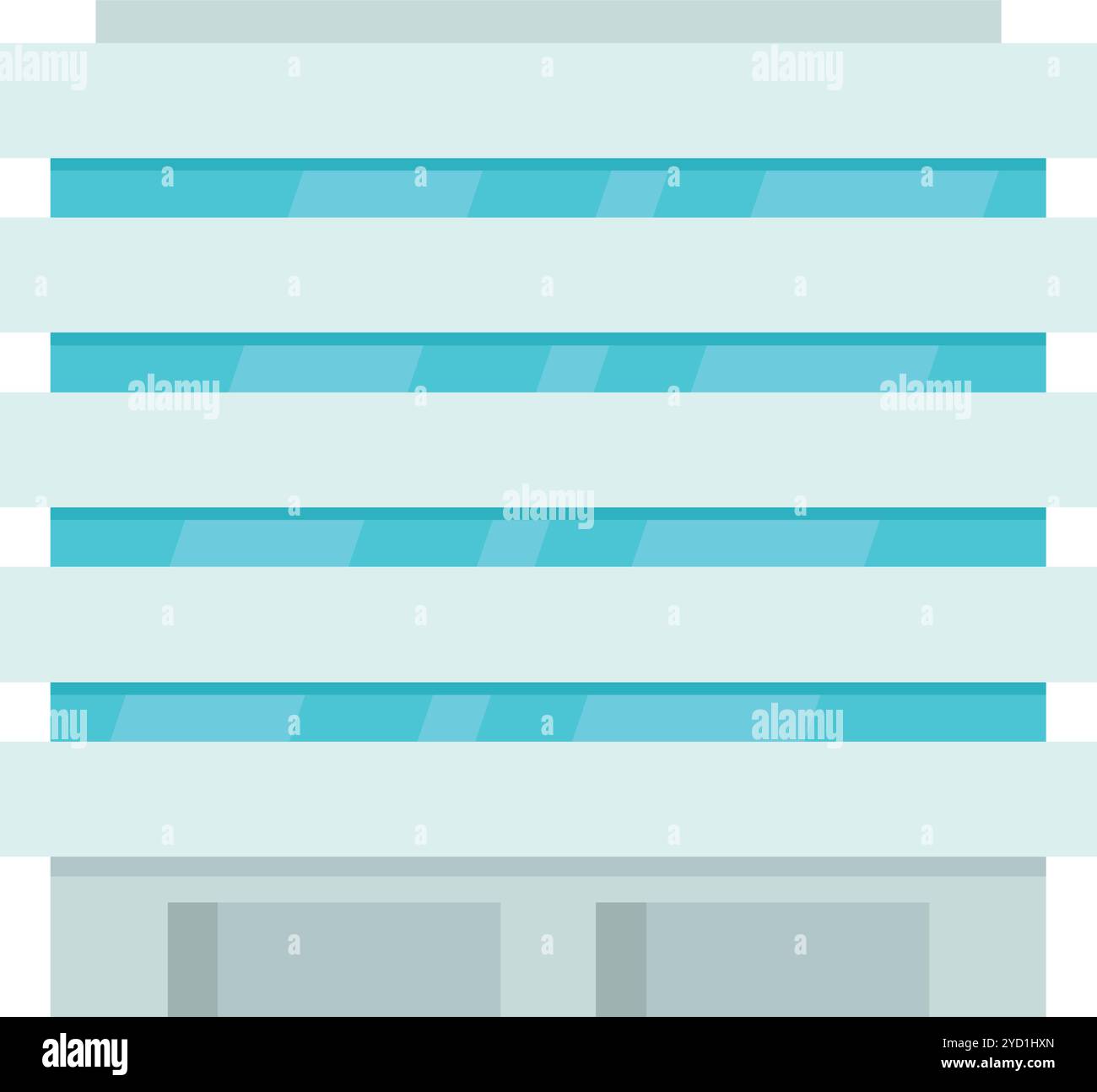 Generic office building representing modern corporate headquarters in ...