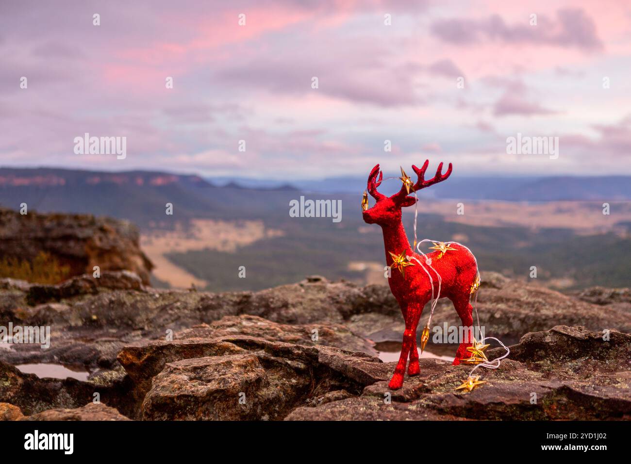 Christmas in July, Christmas in Blue Mountains Australia Stock Photo ...