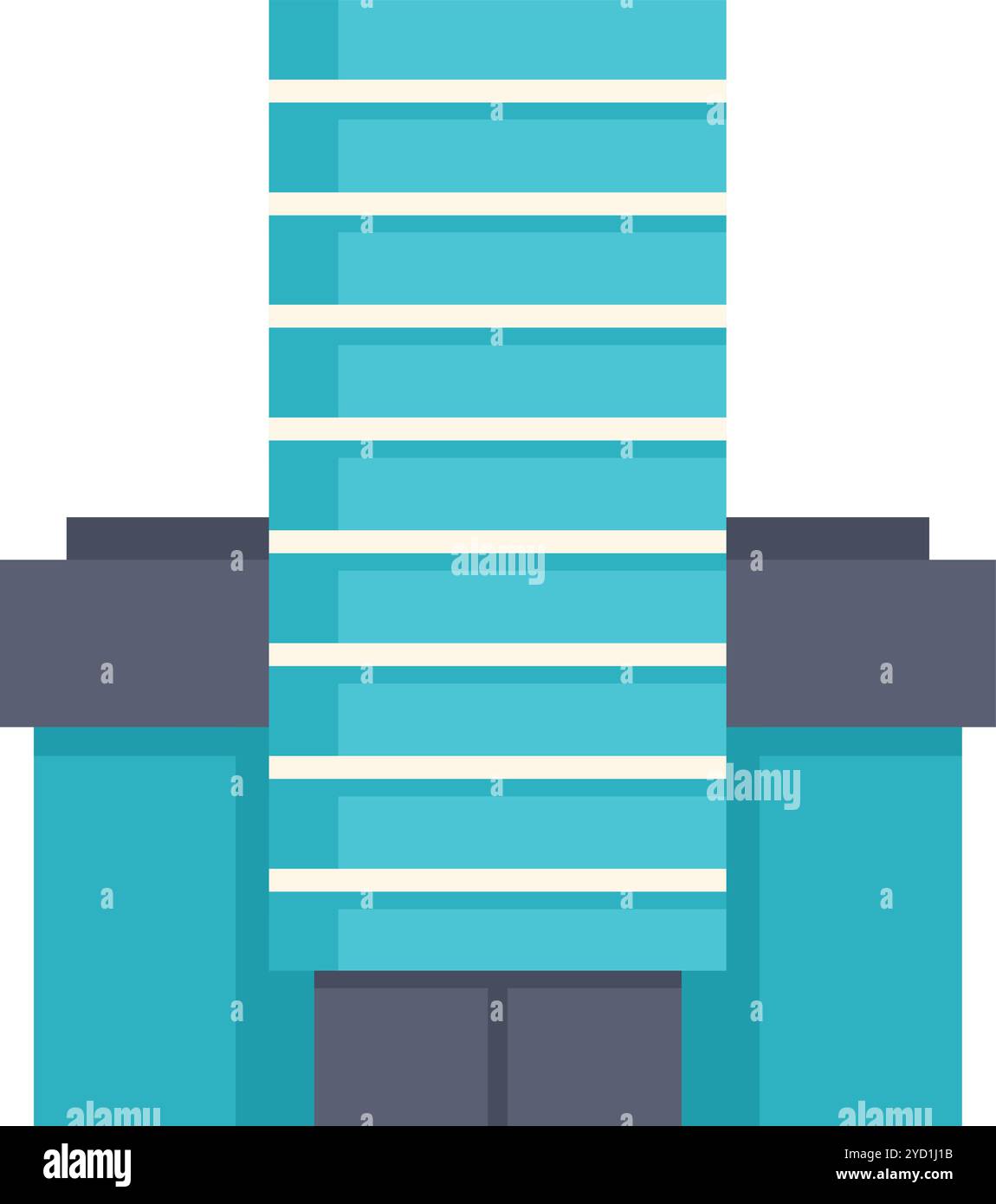 Modern office building showing corporate business headquarters Stock ...