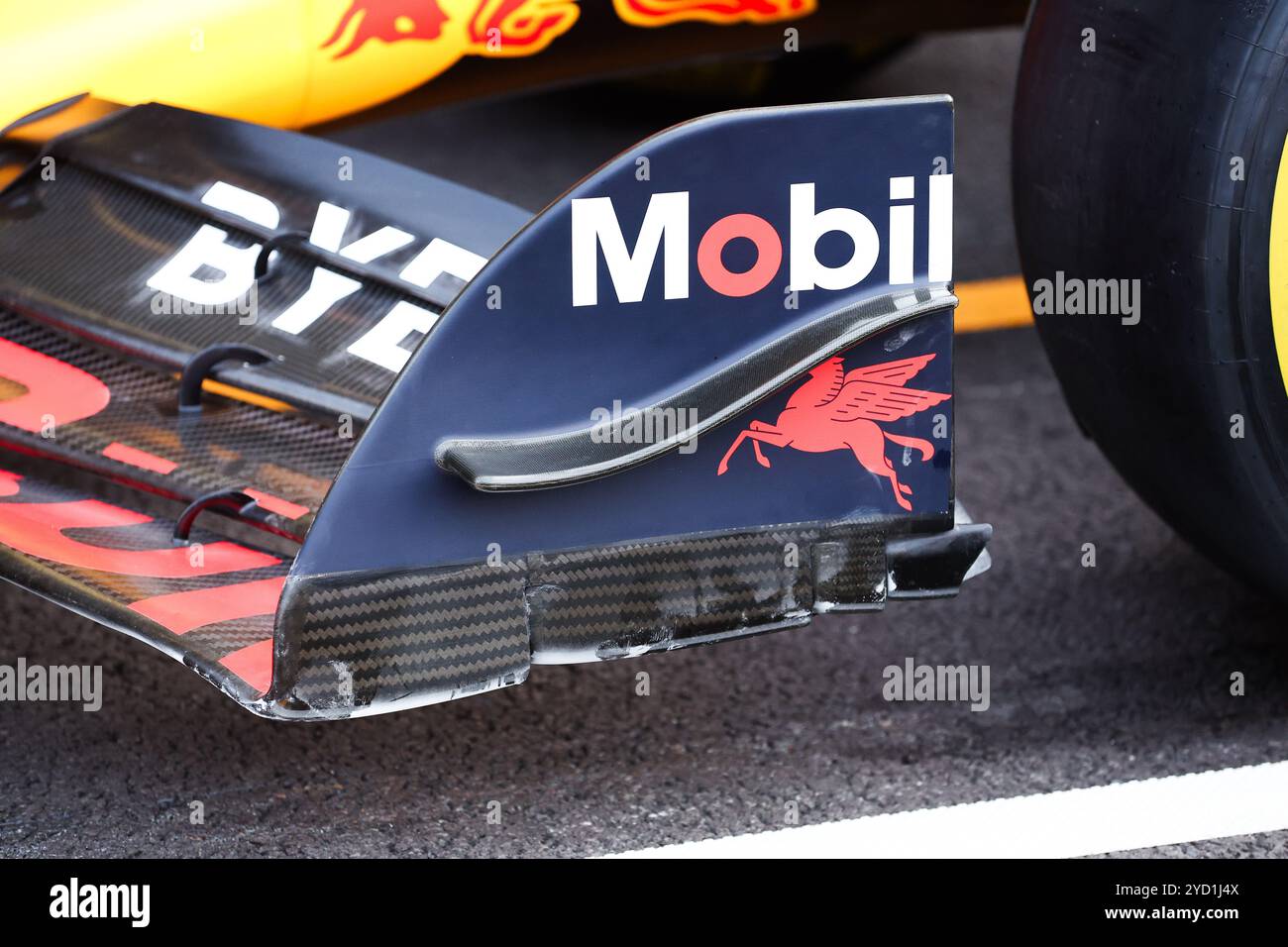 Red Bull Racing RB20, mechanical detail front wing endplate during the ...