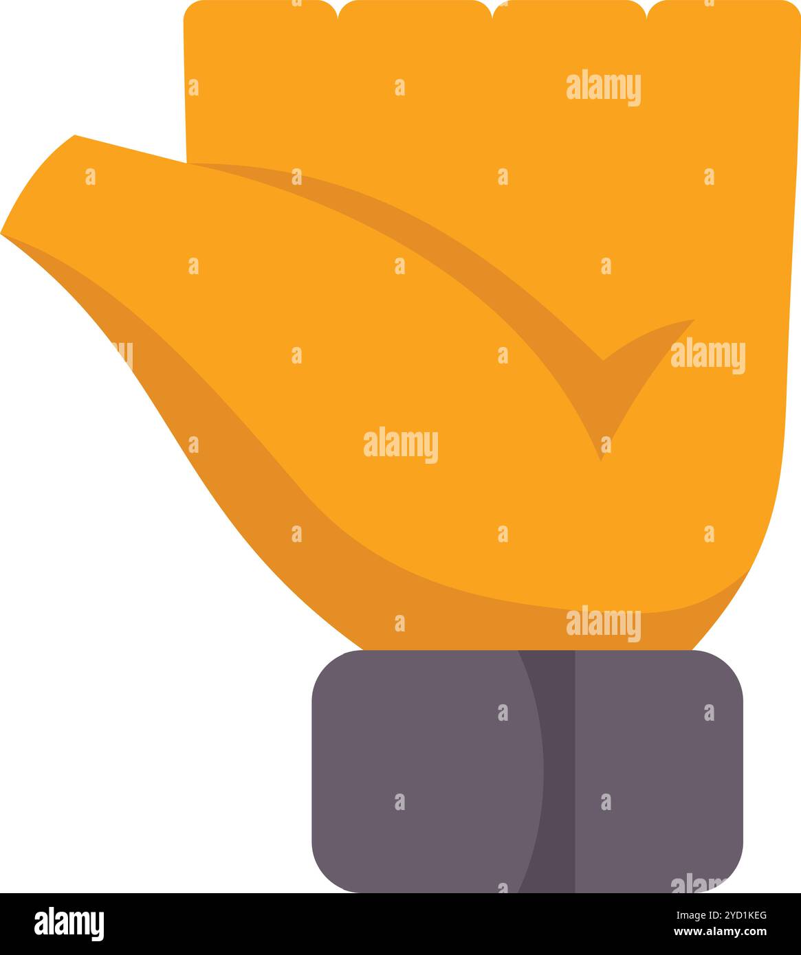 Cartoon hand is making the gesture for the number one Stock Vector ...