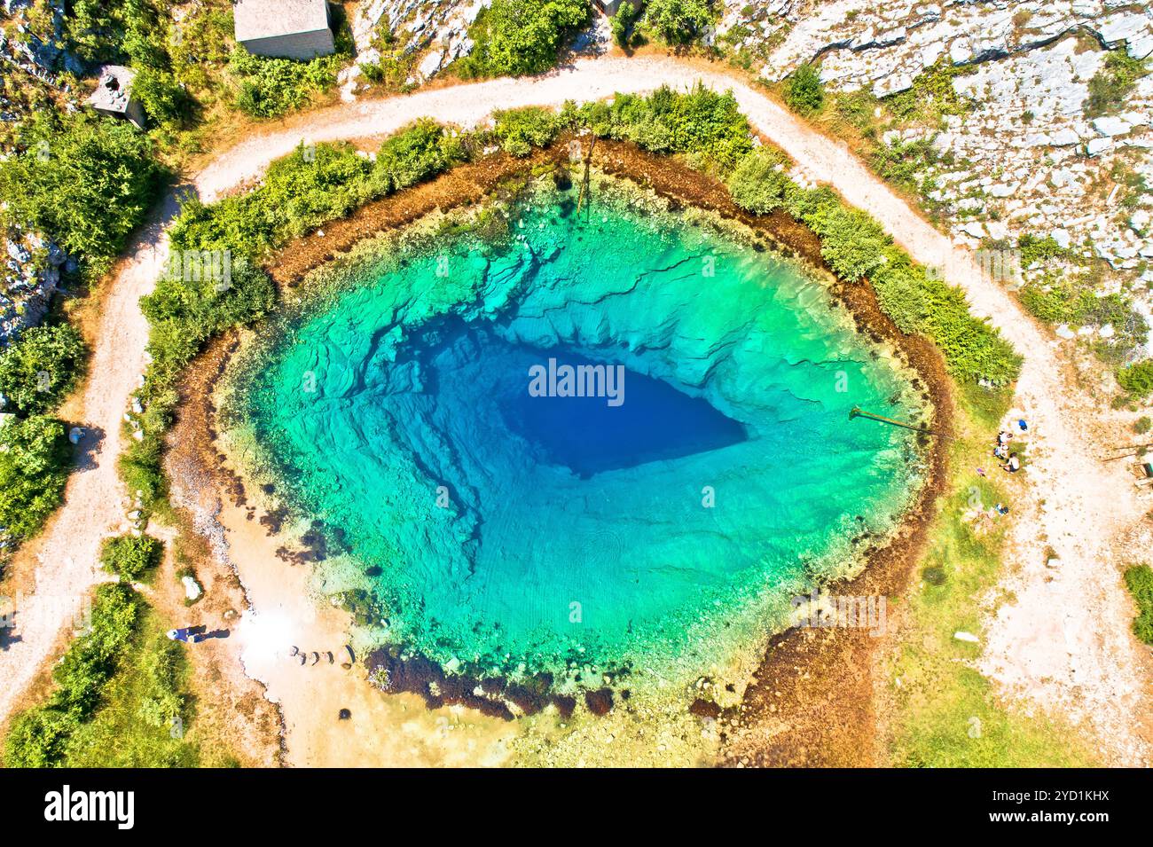 Cetina river green landscape hi-res stock photography and images - Alamy