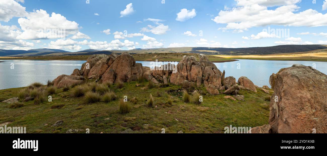 Snowy High Plains Kosciuszko National Park panorama Stock Photo - Alamy