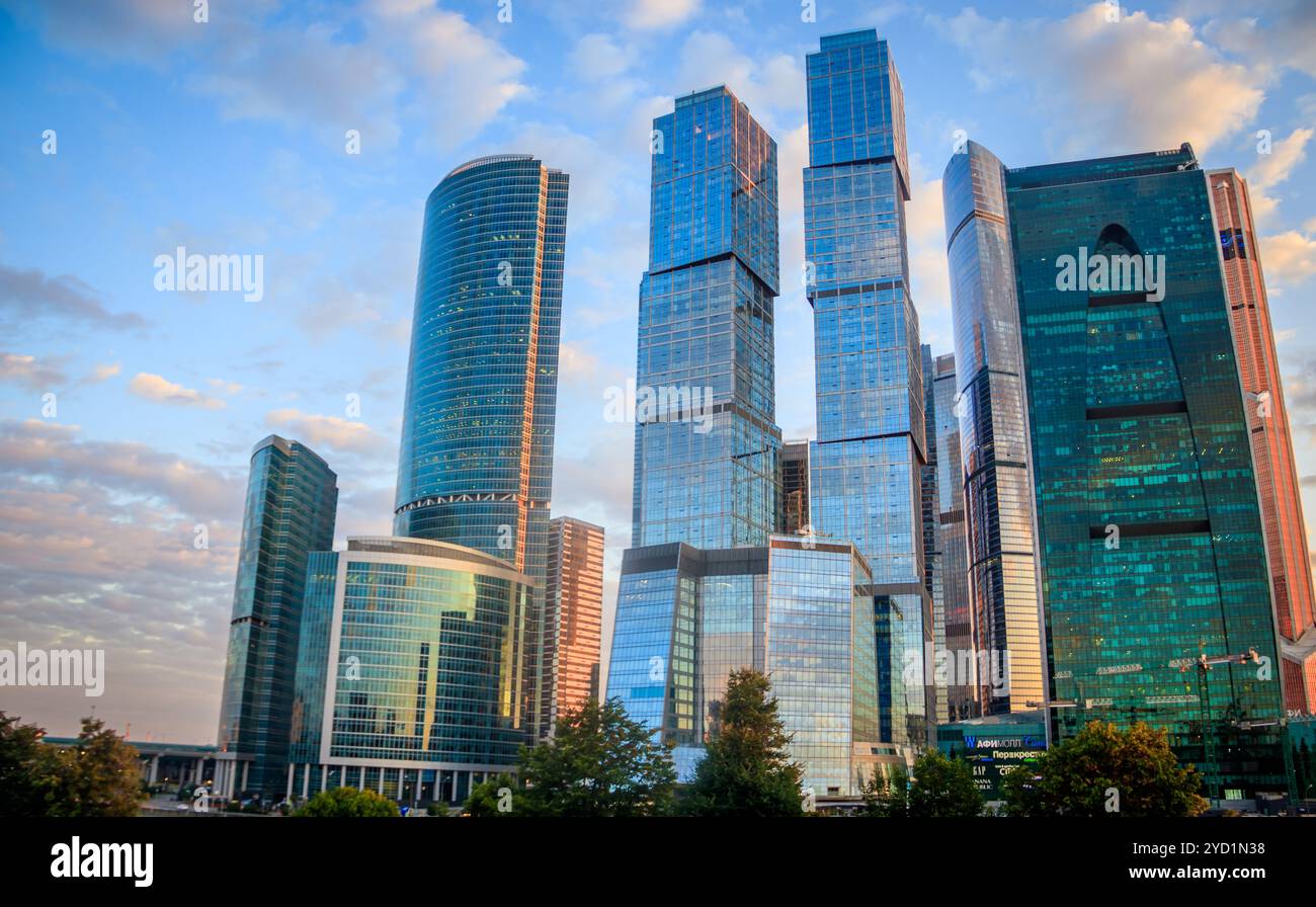 Business Center Moscow City. Business center. High houses from the ...