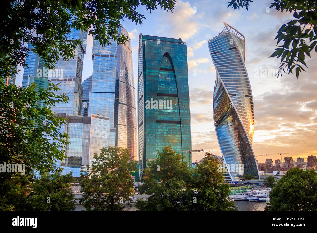 Business Center Moscow City. Business center. High houses from the ...