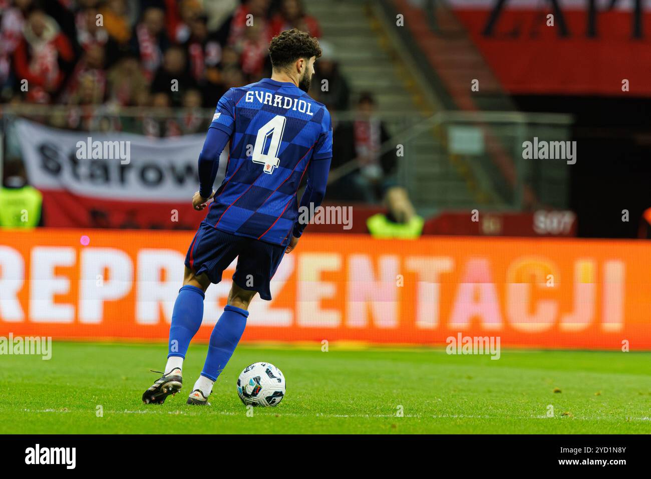 Josko Gvardiol seen during UEFA Nations League game between national ...