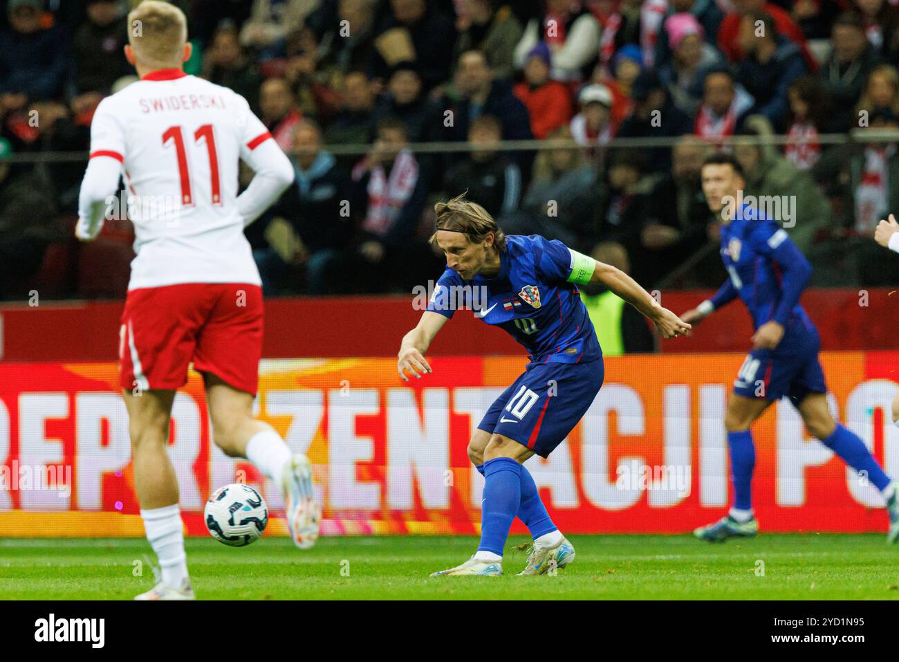 Luka Modric seen during UEFA Nations League game between national teams ...