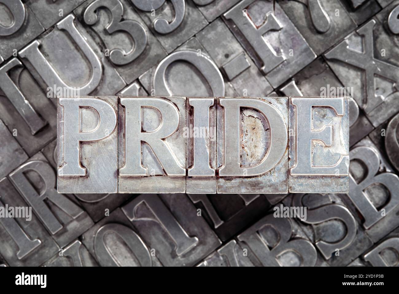 Pride becomes metallic Stock Photo - Alamy