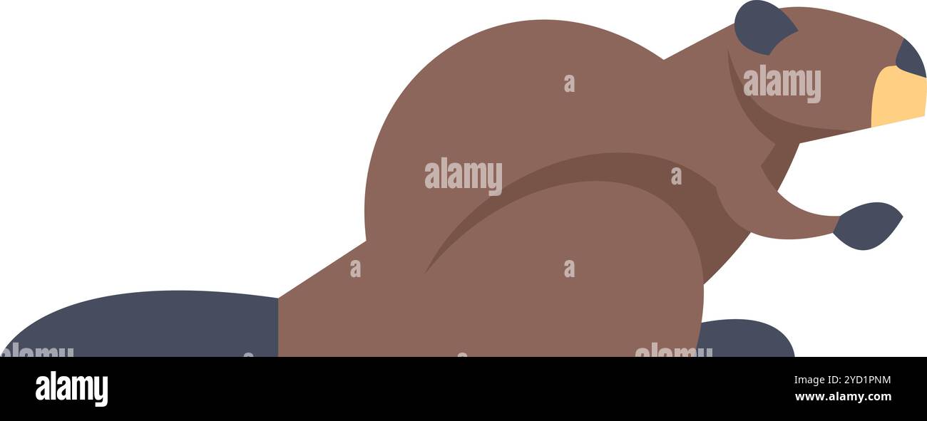 Beaver lodge and canada Cut Out Stock Images & Pictures - Alamy