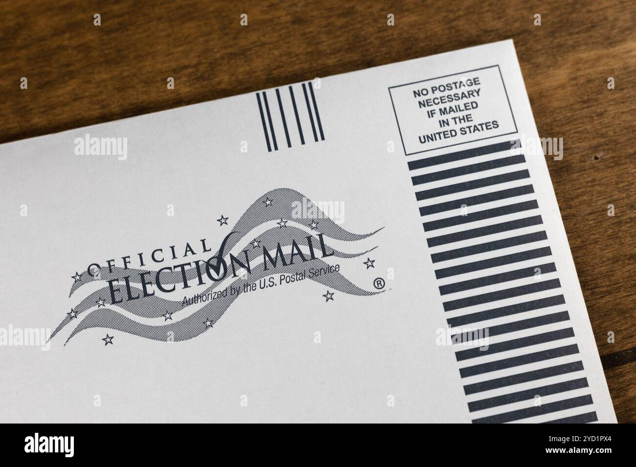 A mail ballot for the 2024 US Presidential election Stock Photo - Alamy