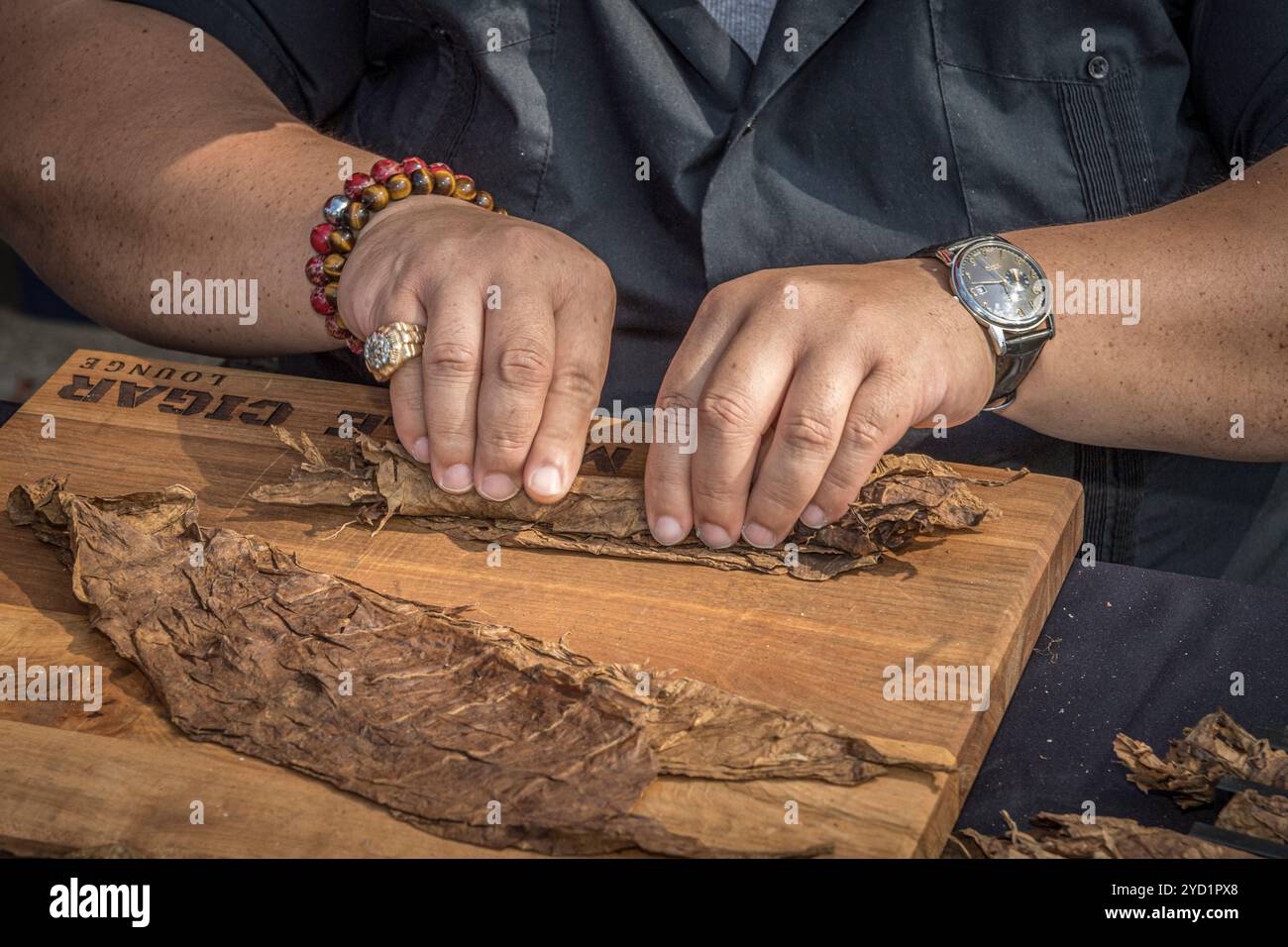 Hand Rolled Cigars, USA Stock Photo - Alamy