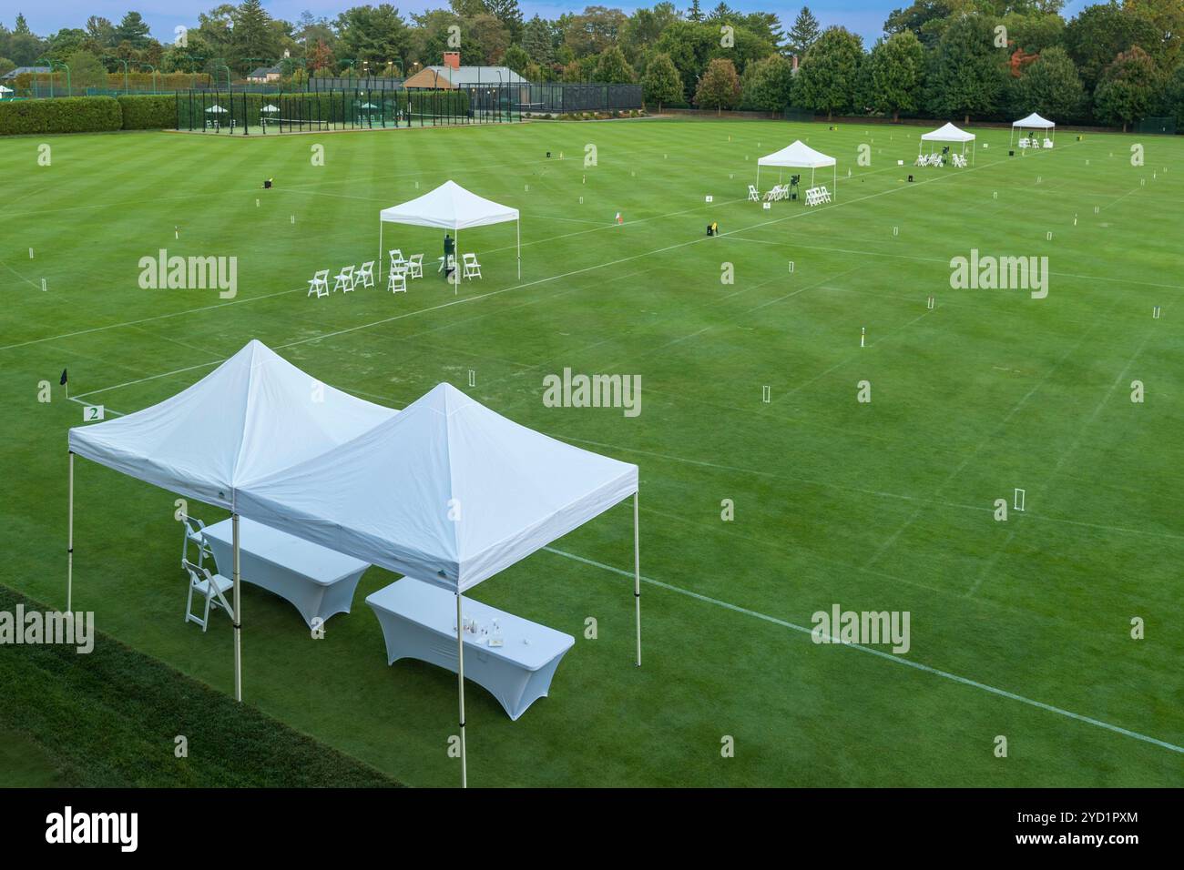Country Club Croquet Courts, Bryn Mawr, PA USA Stock Photo - Alamy