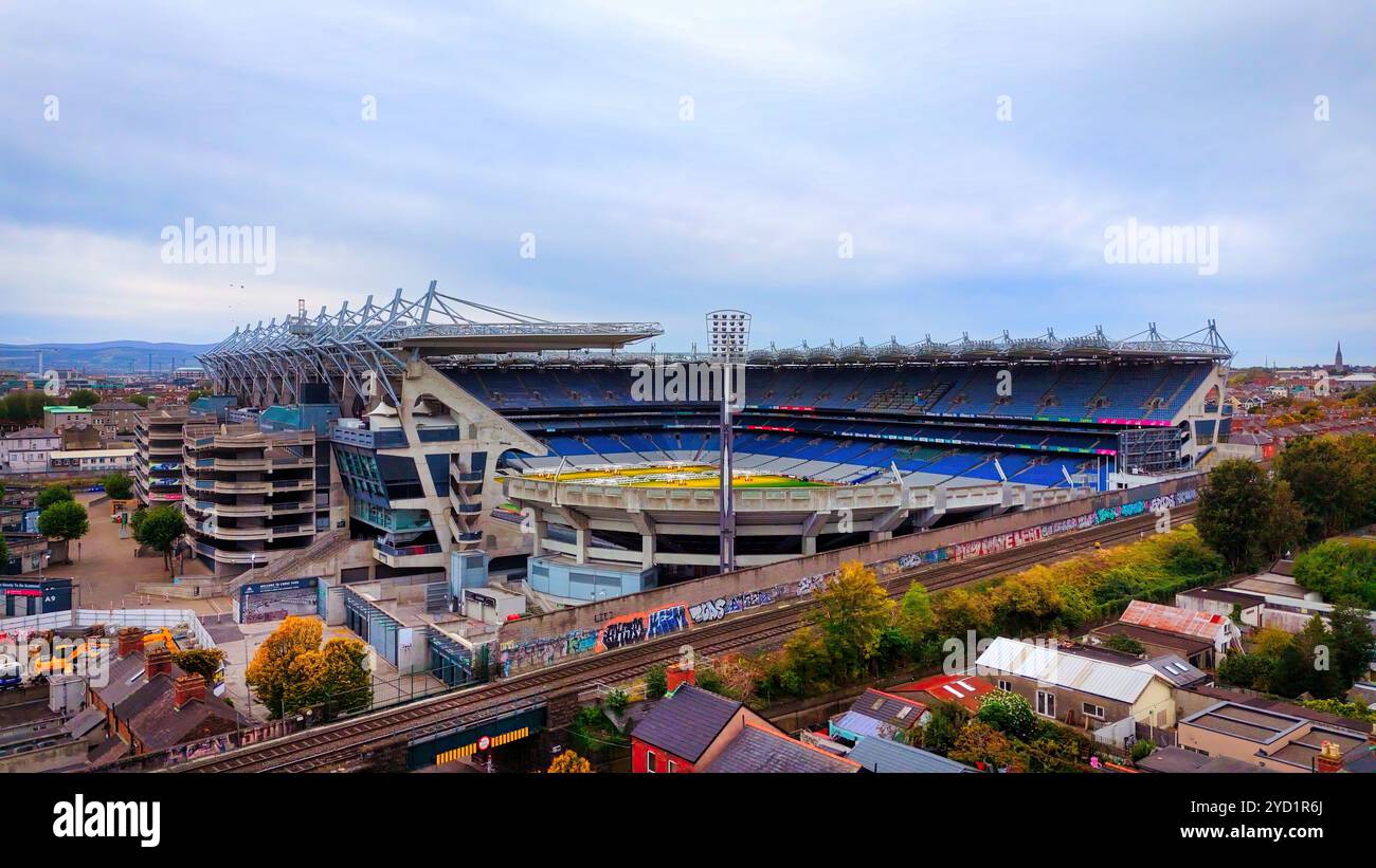 Croke Park Stadium Dublin - a stunning aerial view of a modern stadium - DUBLIN, IRELAND ...