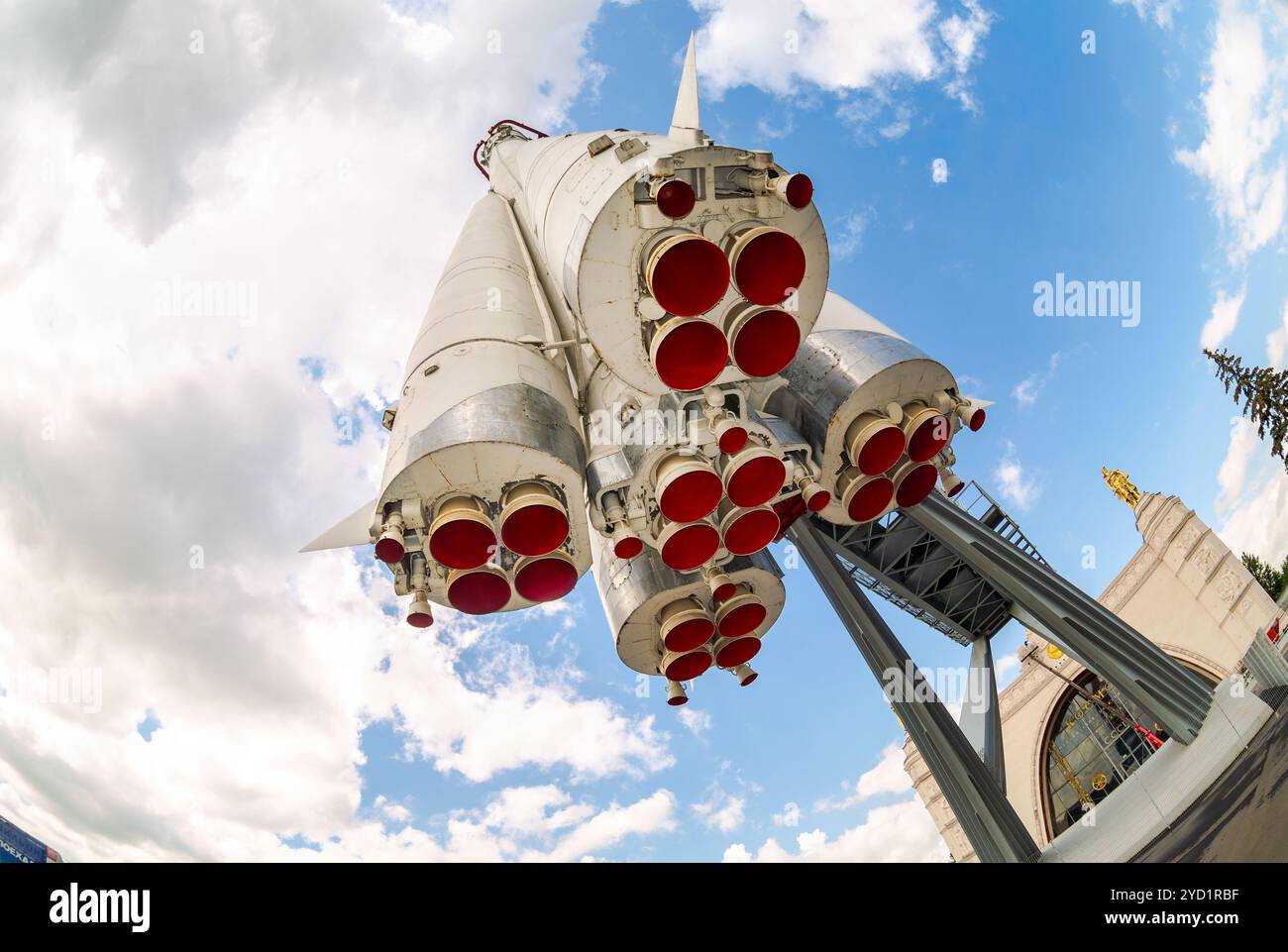 Nozzles of rocket engines launch vehicle East Stock Photo - Alamy