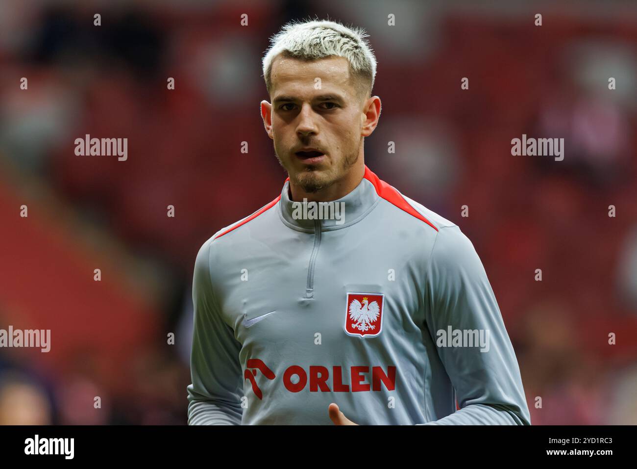 Jakub Kaminski seen during UEFA Nations League game between national ...