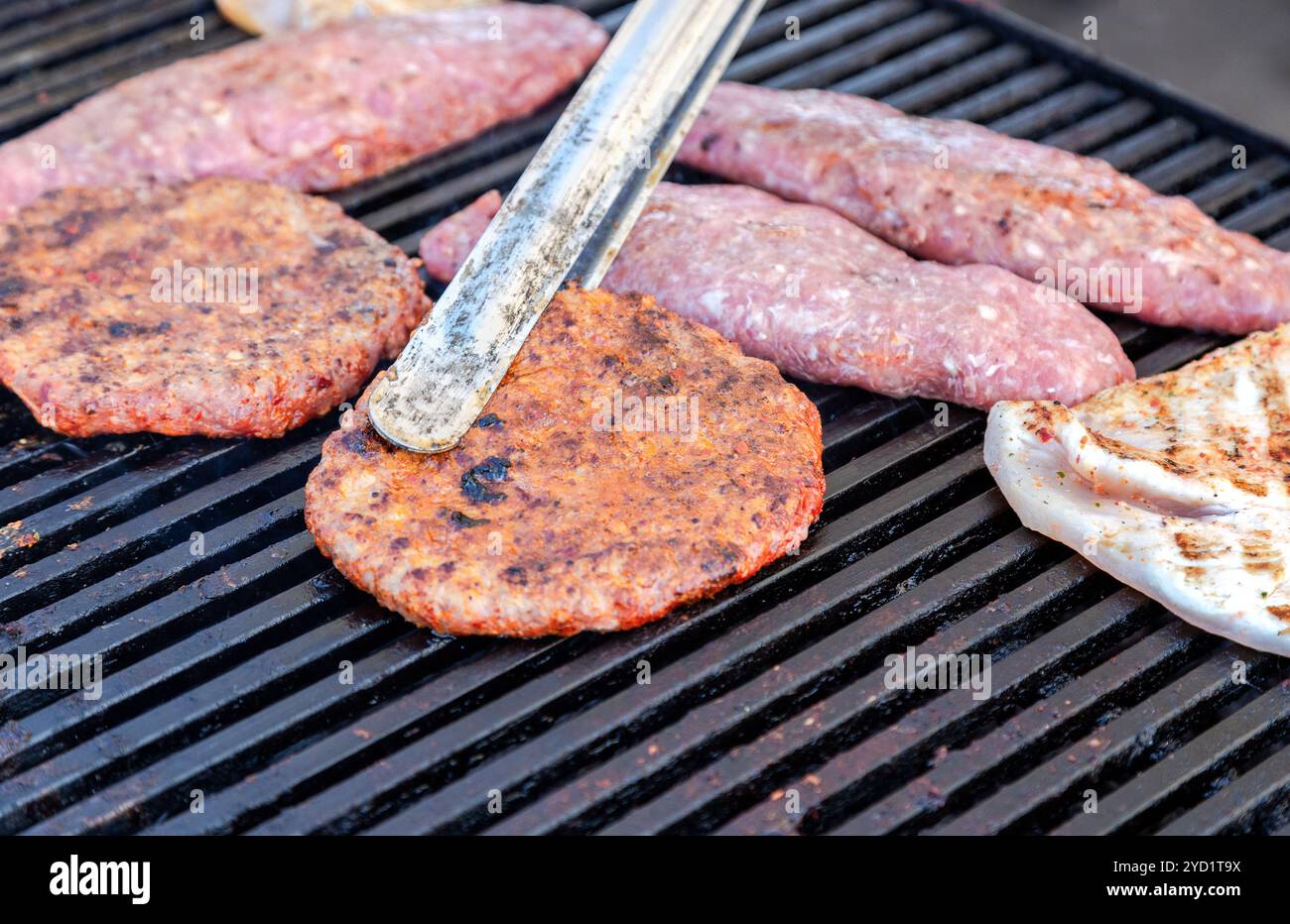Flame cooked meat hi-res stock photography and images - Alamy