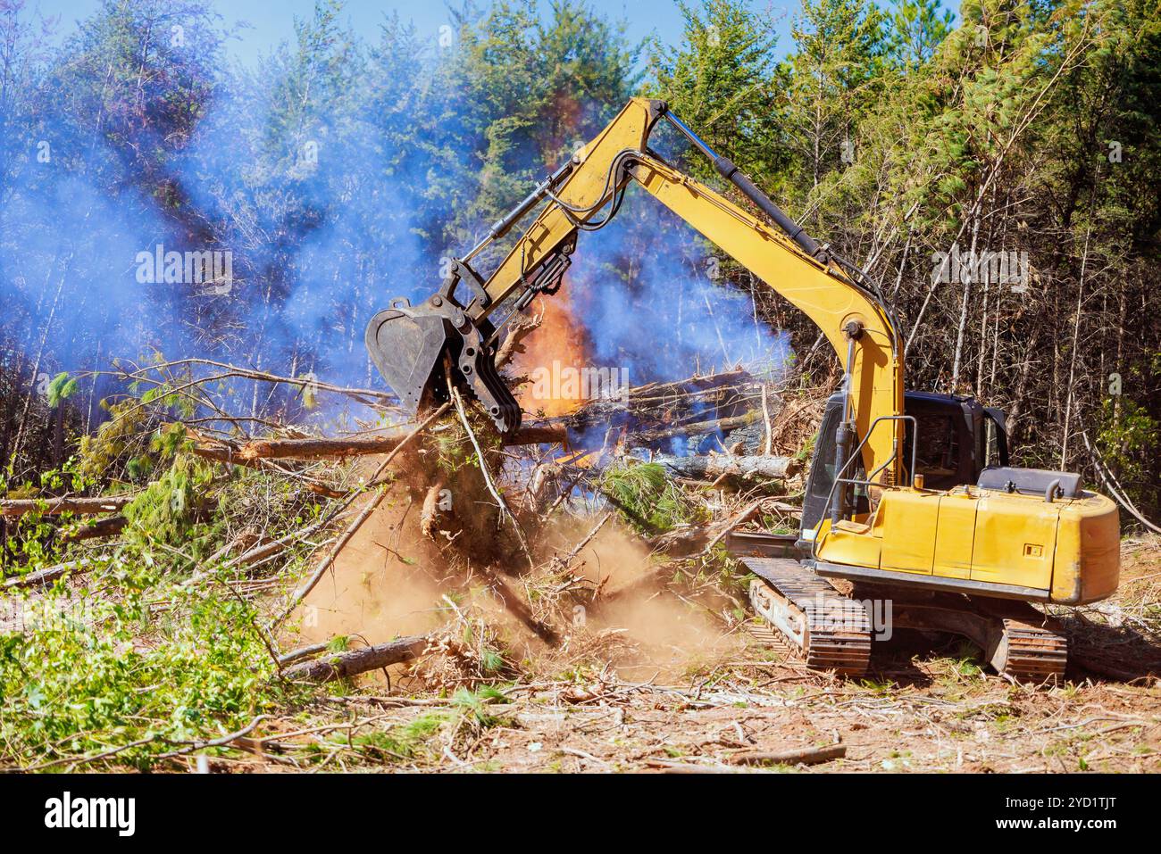 Construction site preparation land burnt hi-res stock photography and ...