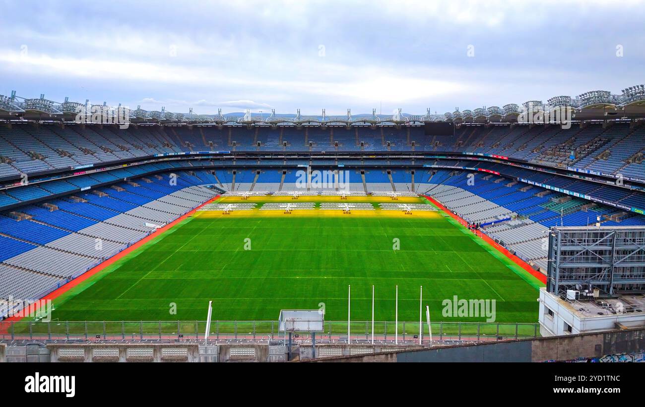 Croke Park Stadium Dublin - a stunning aerial view of a modern stadium ...