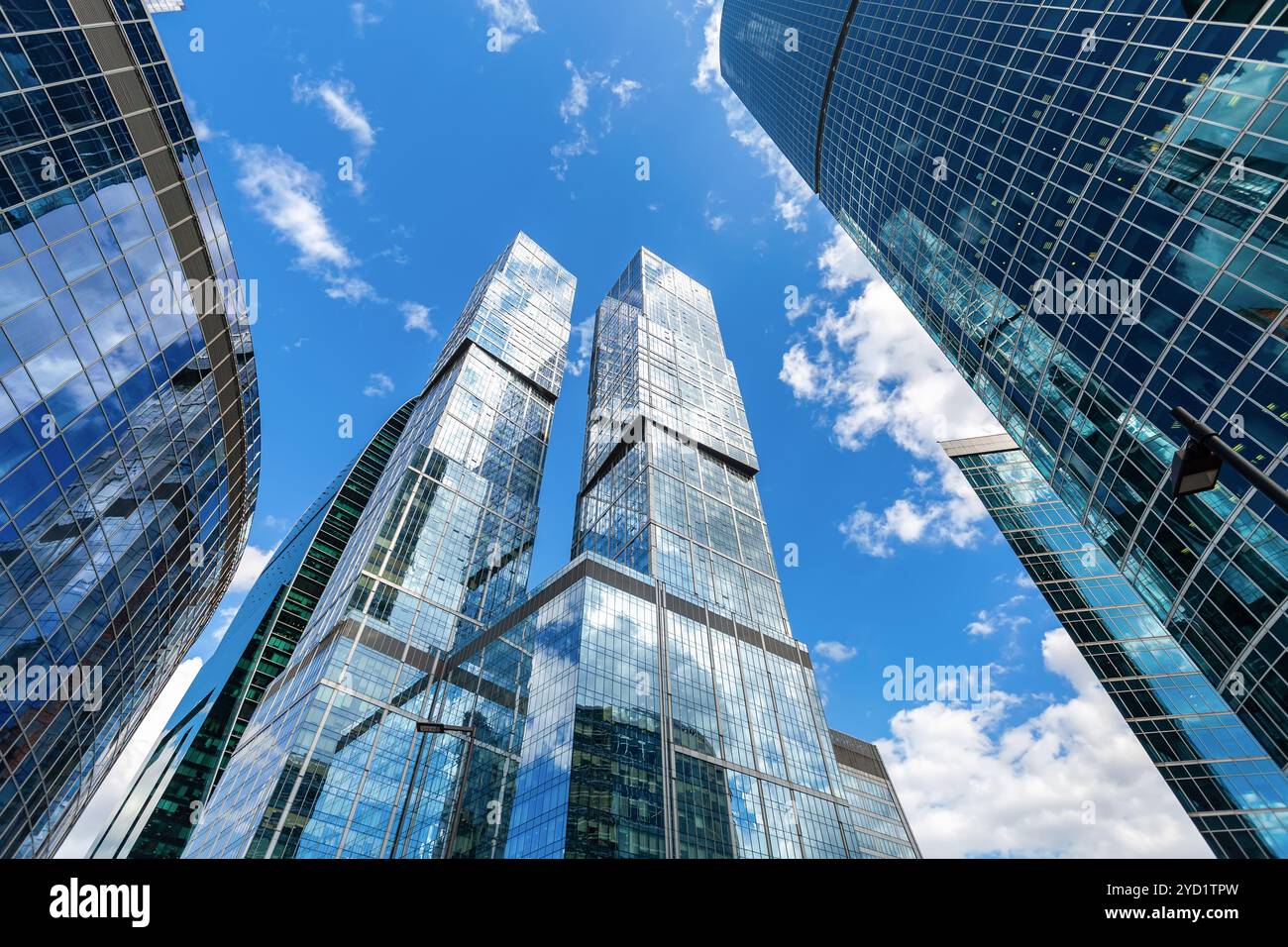 Skyscrapers complex international business center hi-res stock ...