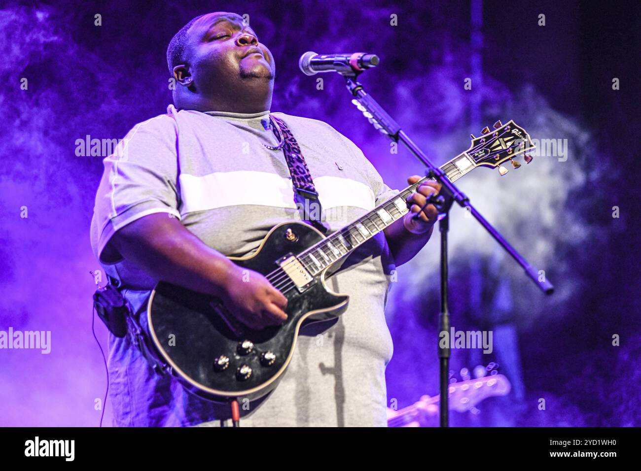 Christone "Kingfish" Ingram, performing live in Buenos Aires, Argentina ...