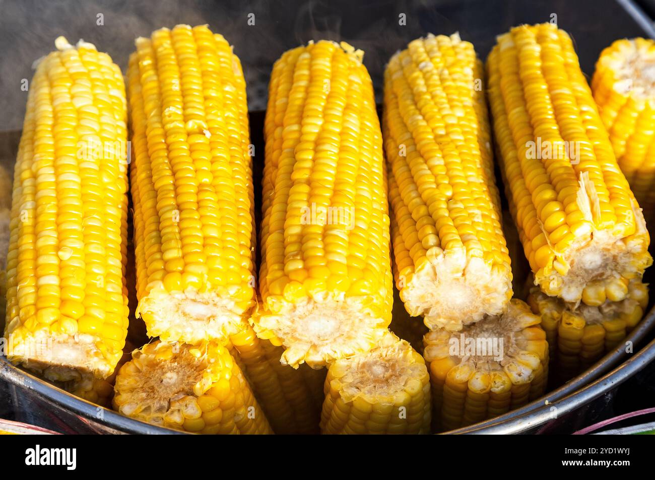Street food boiled corn hi-res stock photography and images - Alamy