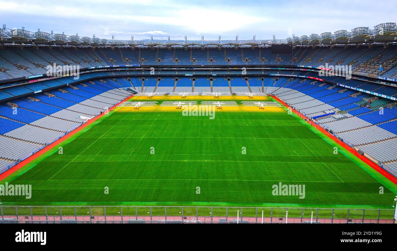Croke Park Stadium Dublin - a stunning aerial view of a modern stadium - DUBLIN, IRELAND ...