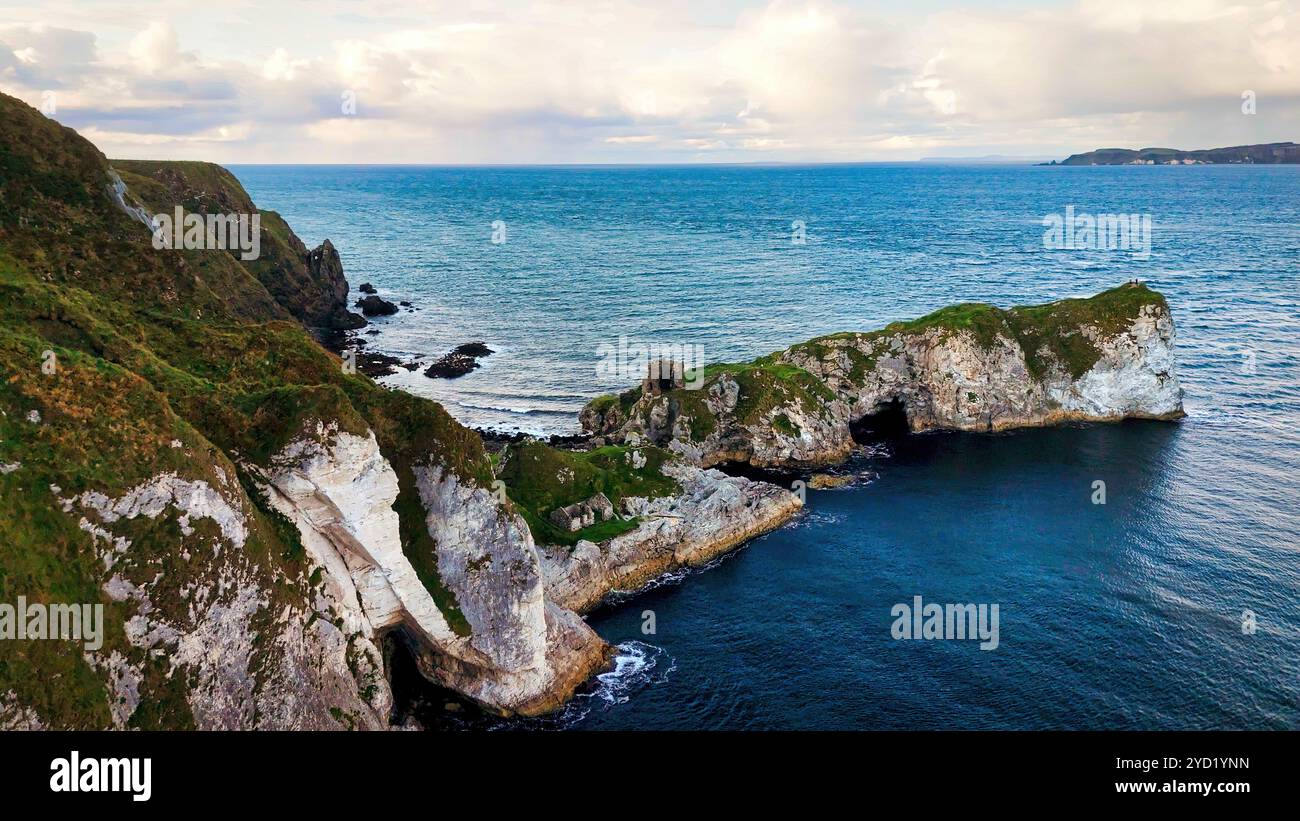 Kinbane Castle in Northern Ireland - The magnificent ruins of an ...