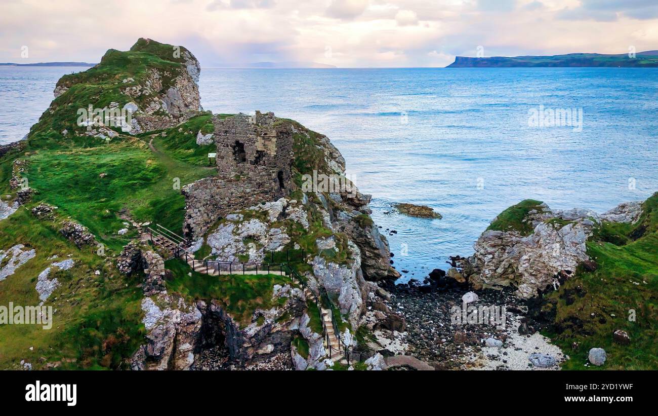 Kinbane Castle in Northern Ireland - The magnificent ruins of an ...