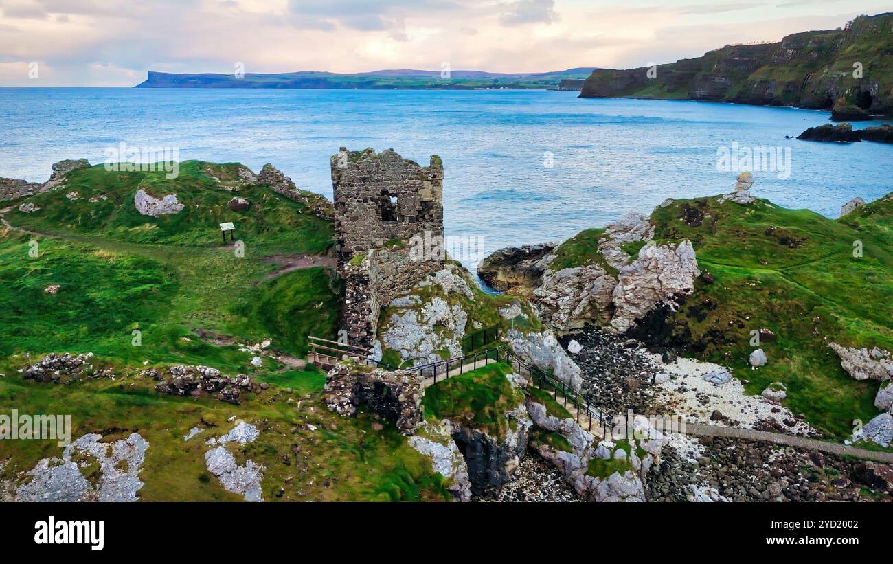 Kinbane Castle in Northern Ireland - The magnificent ruins of an ...