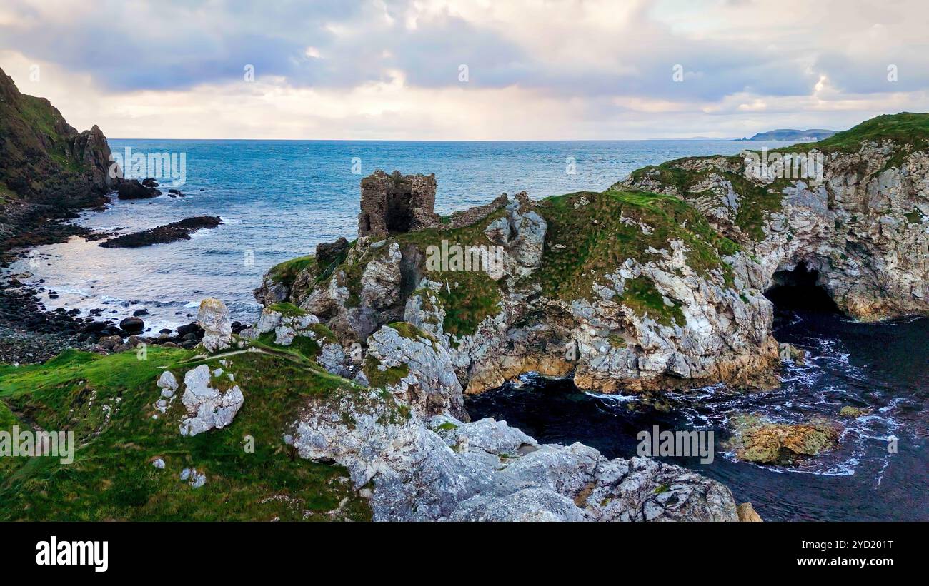 Kinbane Castle in Northern Ireland - The magnificent ruins of an ...