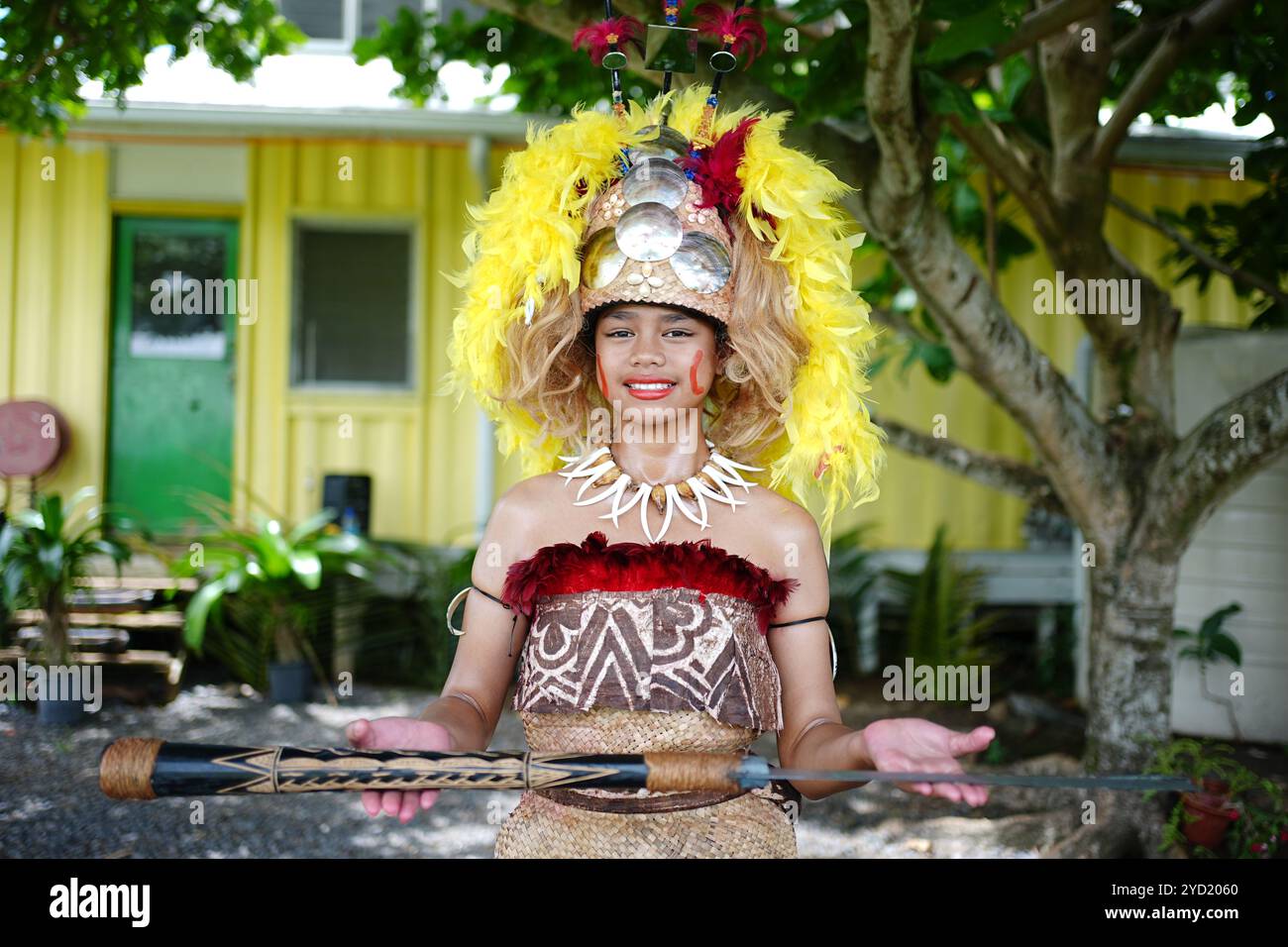 Young volunteer Jacqueline, waits for the arrival of Queen Camilla for ...