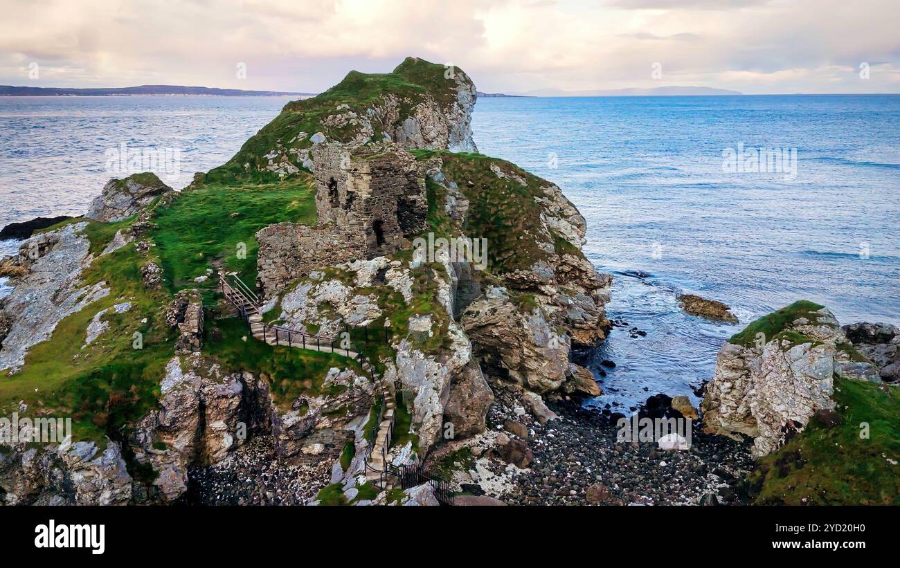 Kinbane Castle in Northern Ireland - The magnificent ruins of an ...