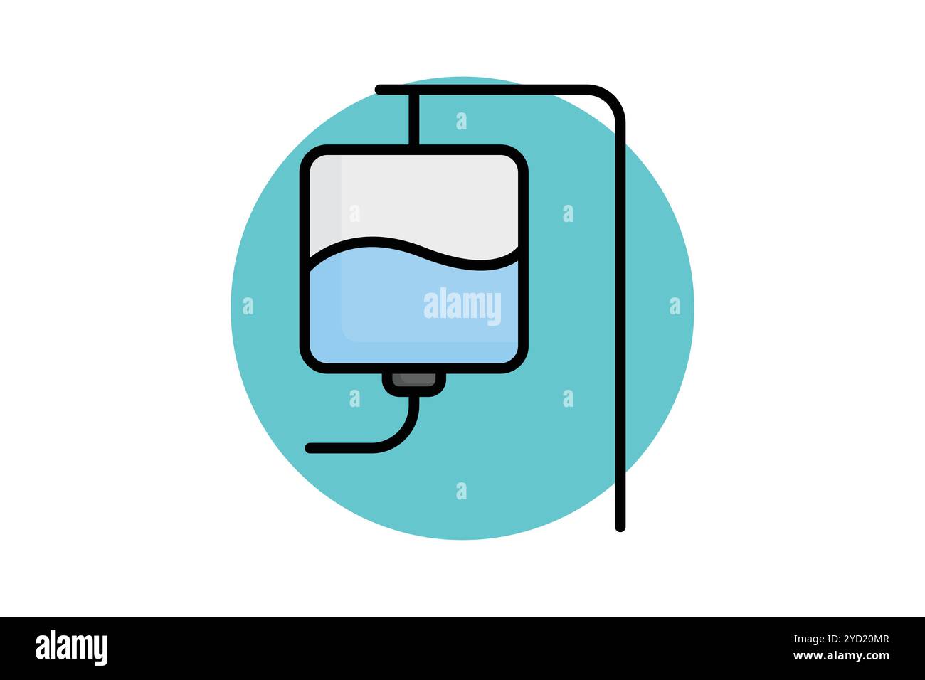 Infusion icon. colored outline icon style. icon related to medical ...