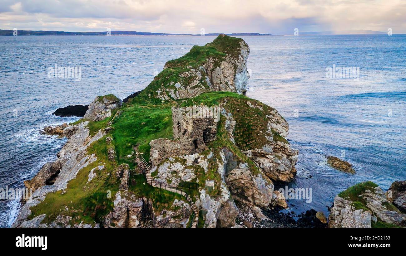 Kinbane Castle in Northern Ireland - The magnificent ruins of an ...