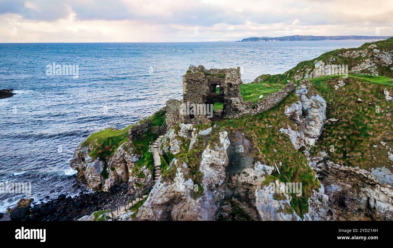 Kinbane Castle in Northern Ireland - The magnificent ruins of an ...