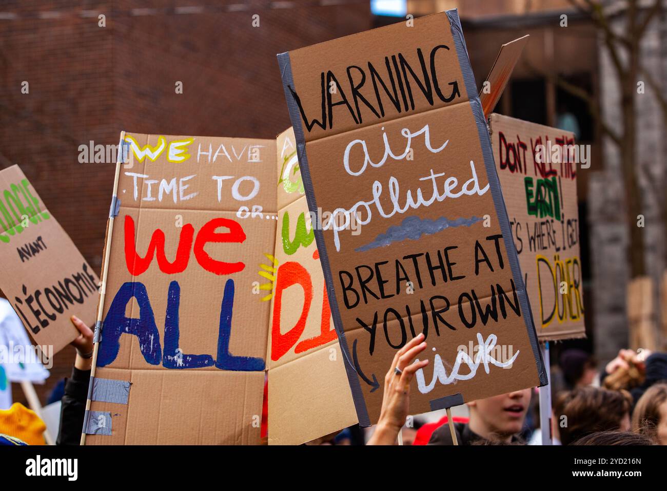 Fridays for future march banners hi-res stock photography and images ...