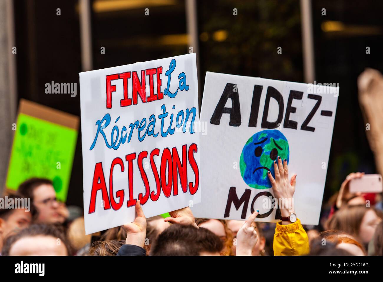 Ecological activists march for change Stock Photo - Alamy